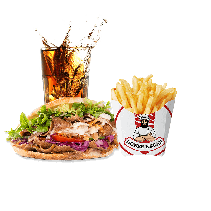 Hambúrguer Menu - Papa Doner Kebab Montijo